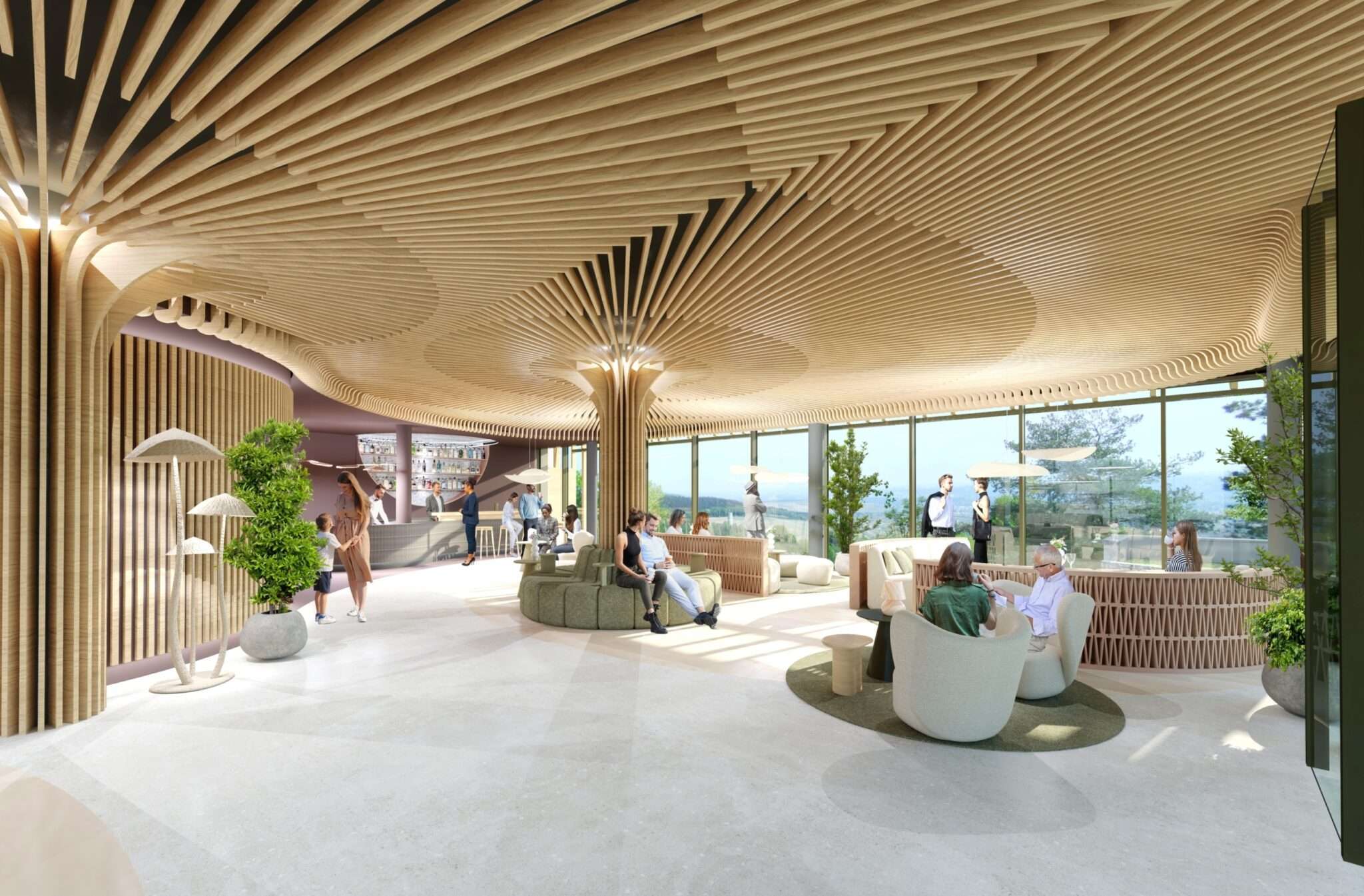 Rheingau: Richtfest des neuen WALD.WEIT Rheingau Hotel & Retreat