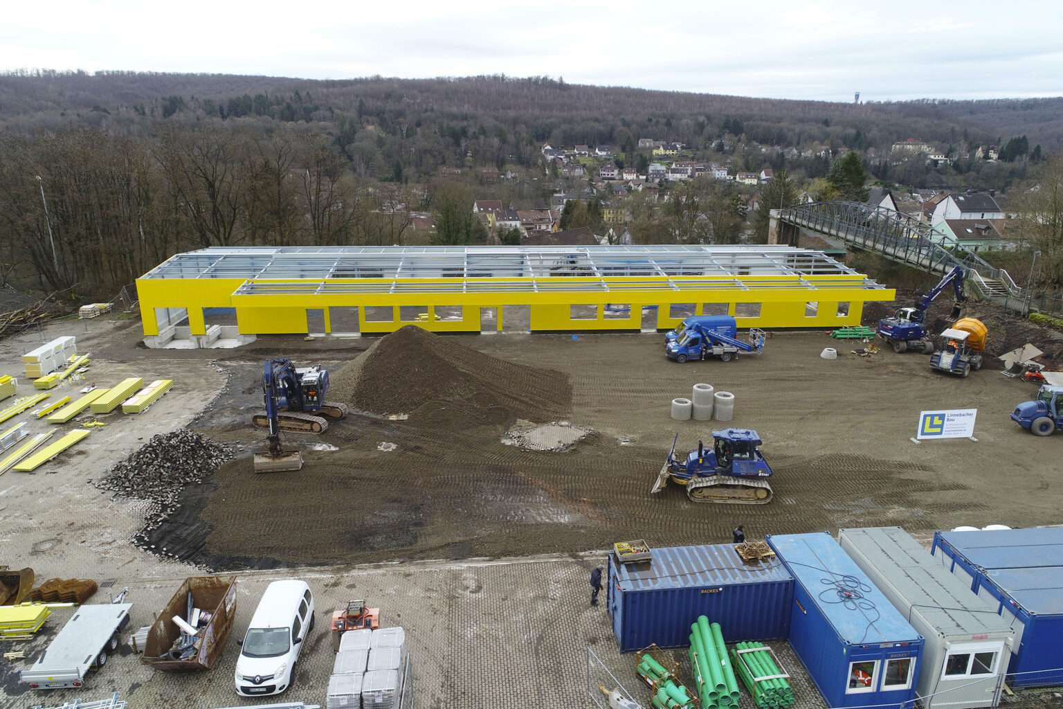 Neubau einer CO2-neutralen DHL-Zustellbasis im Main-Taunus-Kreis