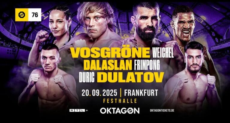 OKTAGON 76 in Frankfurt: Daniel Weichels Comeback